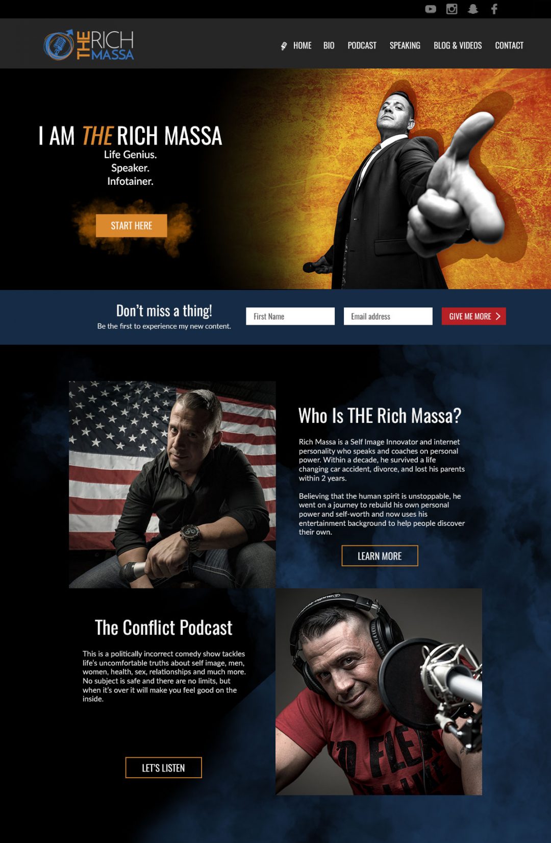 Online Personality Web Design - Envivo