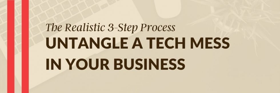 The Realistic 3-Step Process to Untangle a Tech Mess in Your Business ...